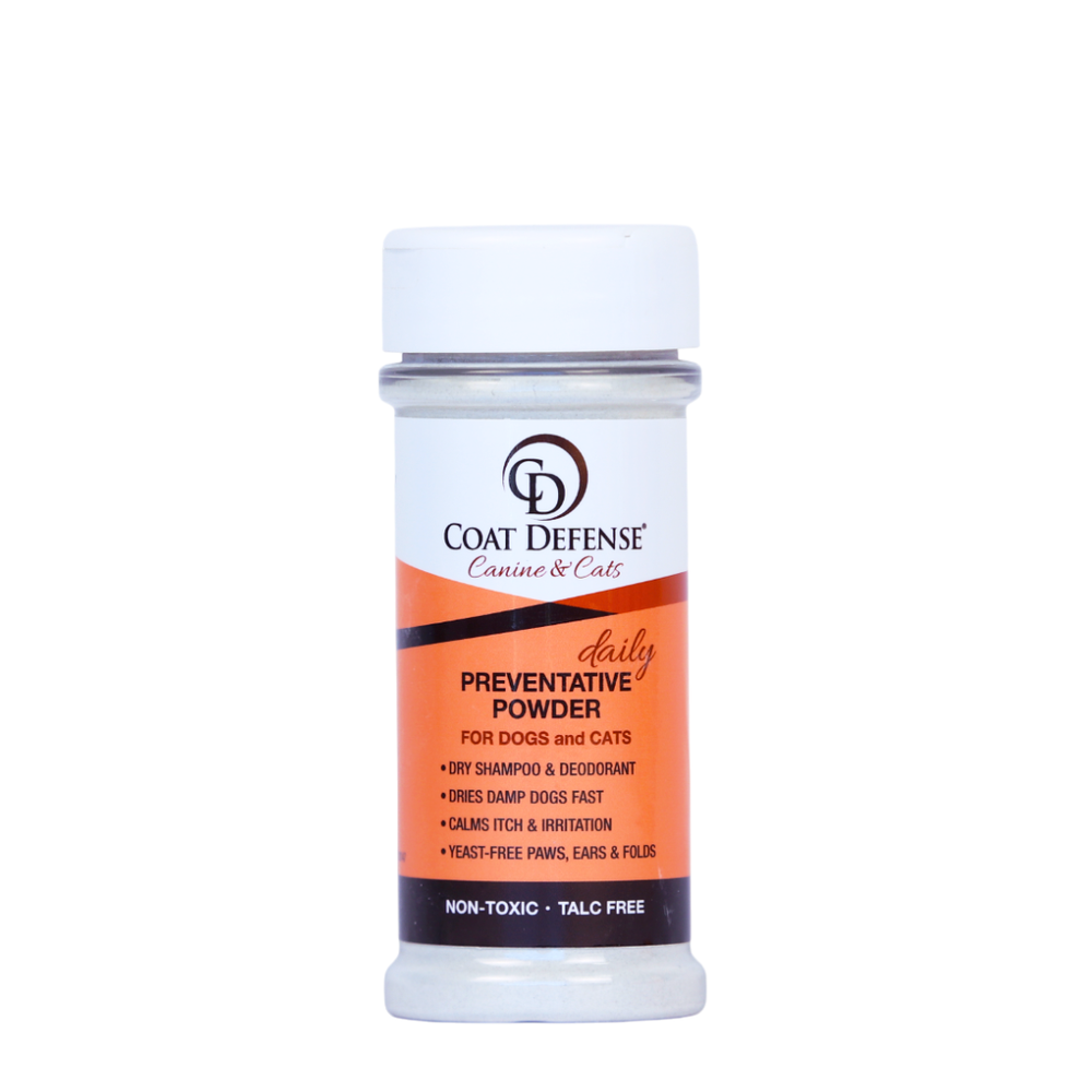 Daily Preventative Powder for Dogs | Stink & Itch Relief Dry Shampoo