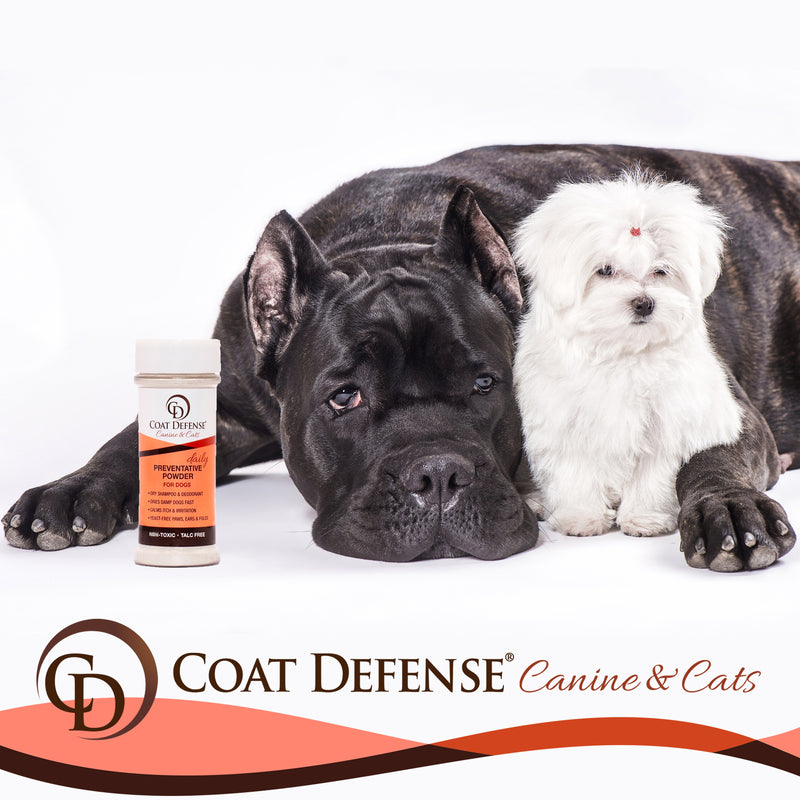 Daily Preventative Powder for Dogs | Stink & Itch Relief Dry Shampoo
